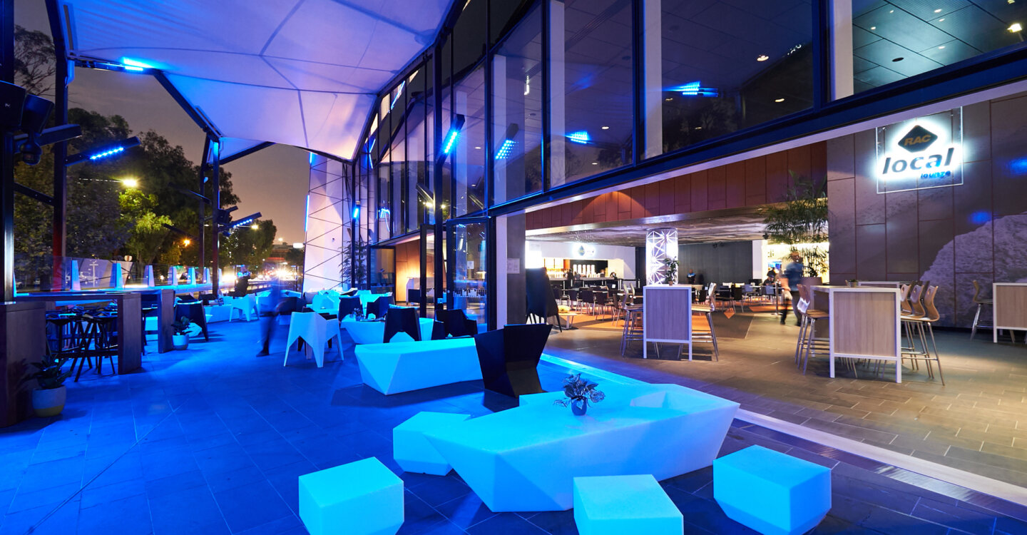 RAC Local Lounge - RAC Arena - Corporate Functions Perth WA