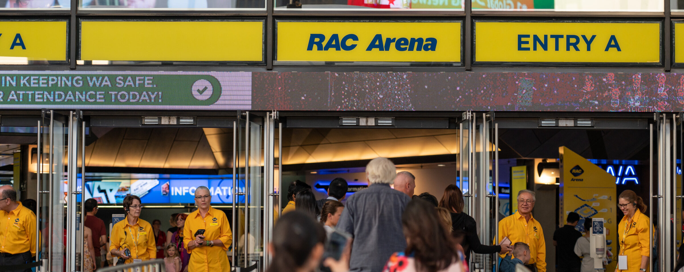 Conditions of Entry - RAC Arena - Perth WA